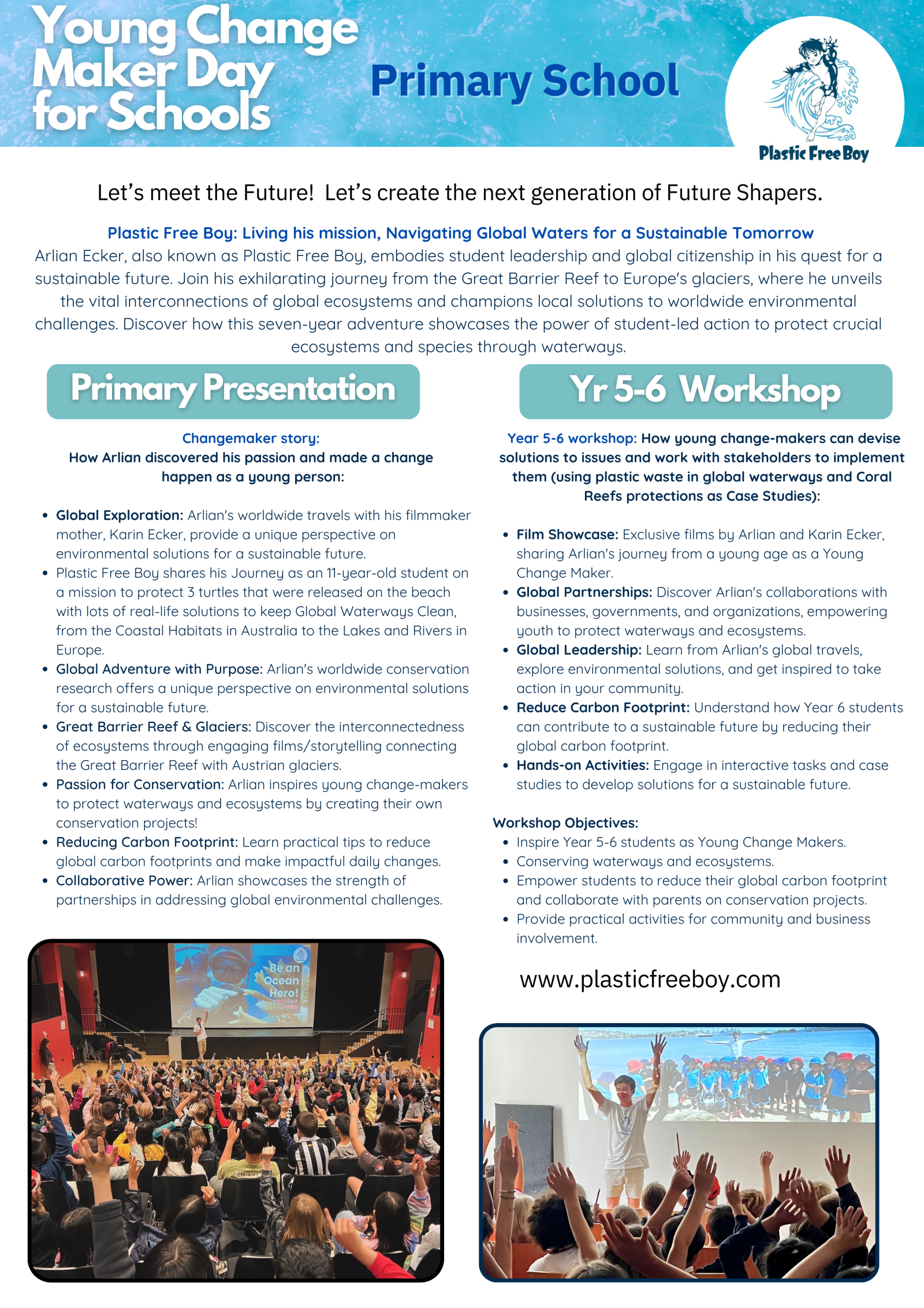 Gen Z - Young Change Maker School Program - Plastic Free Boy ...